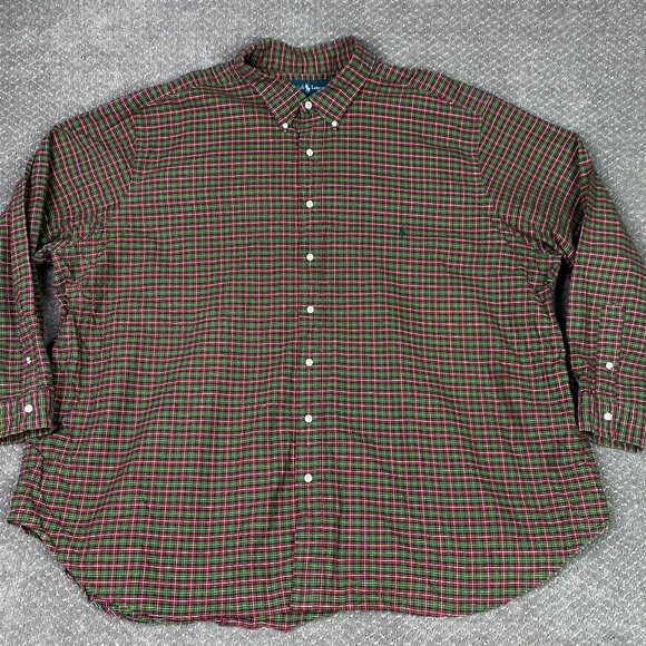 Ralph Lauren | Shirts | Vintage Ralph Lauren Button Down Shirt Mens 4xb ...
